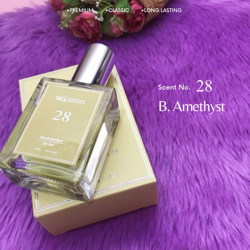 Scent 28 Amethyste 55ML Premium Oil based Perfume for Women by SCENTEUR ...