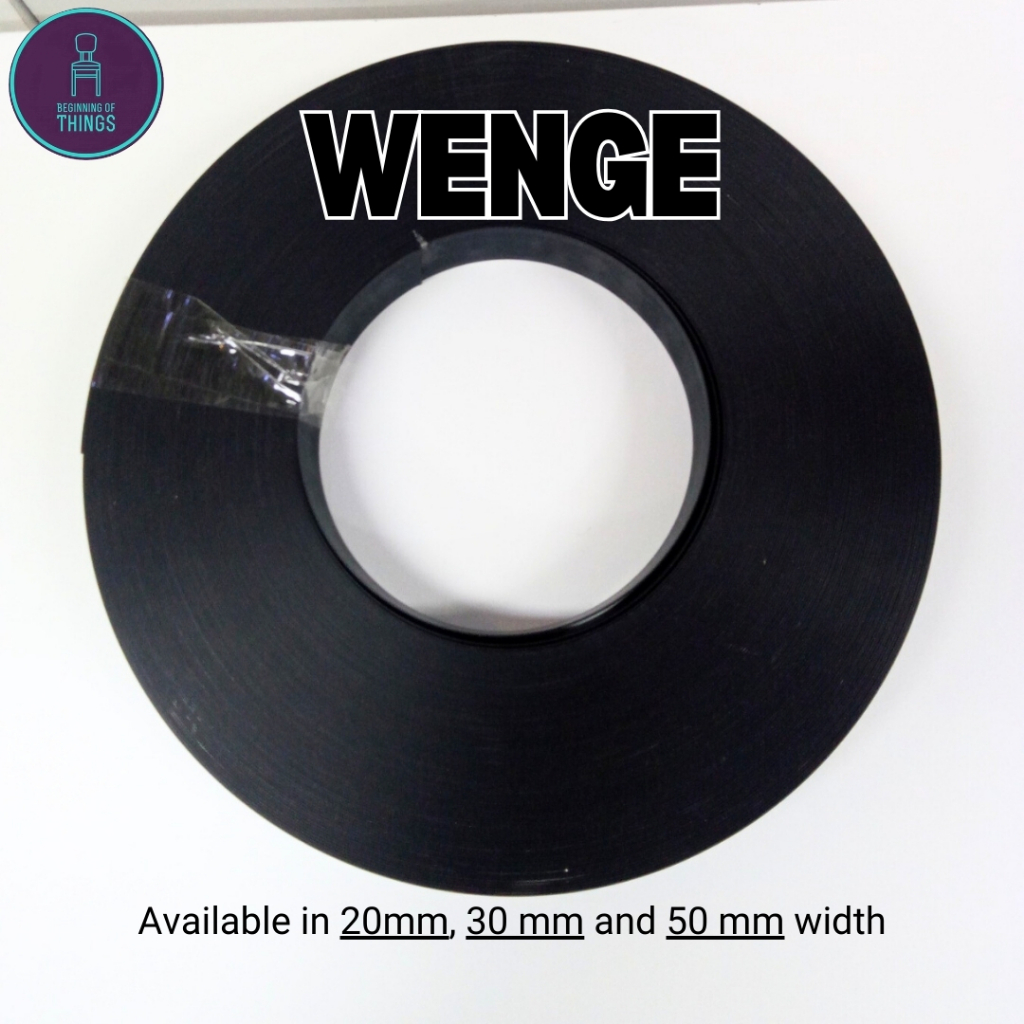 PVC Edgeband 100 meters x 1mm x 20mm Color Red Wenge Brown Black Wood ...