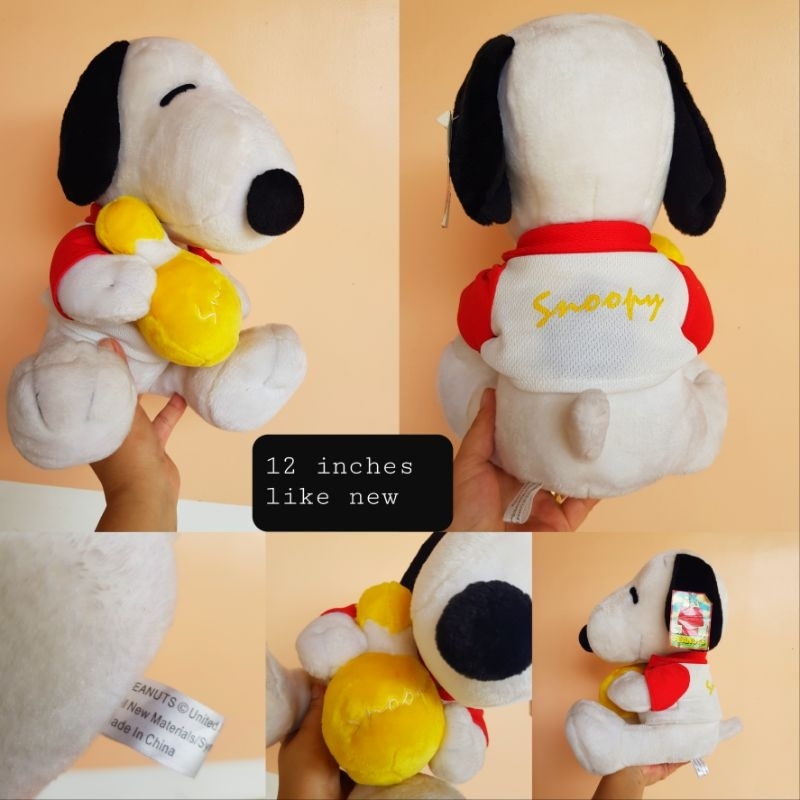 Sega Peanuts Snoopy Woodstock Charlie Brown Huggable plushies | Shopee ...