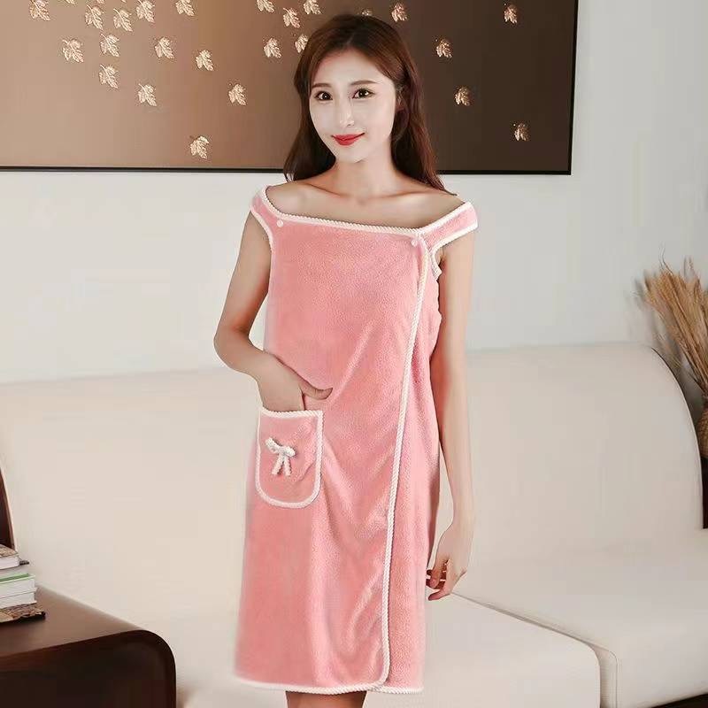 Korean Premium High Quality Microfiber soft Bath Robes/ Magic Bath ...