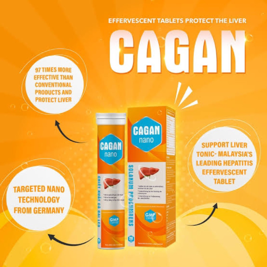 CAGAN NANO Helps Remover Hepatitis A,B,C and Cirrhusis, Liver Tumor 20 ...