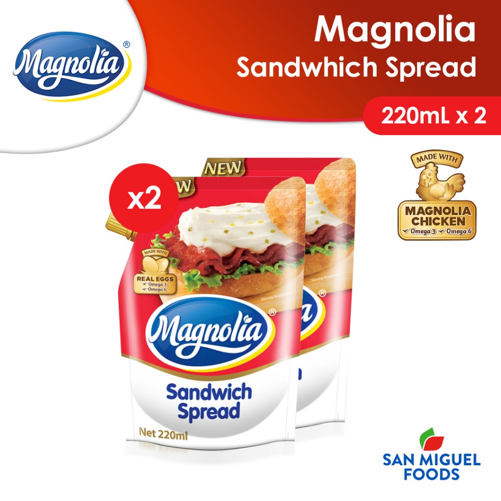 MAGNOLIA Sandwich Spread 220ML Made with Magnolia Chicken; with Omega 3 ...