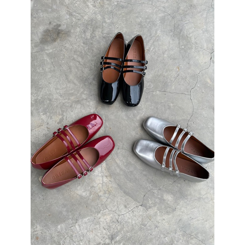 CRIZA SHOES THALIA 1" LOW HEEL MARY JANE | Shopee Philippines