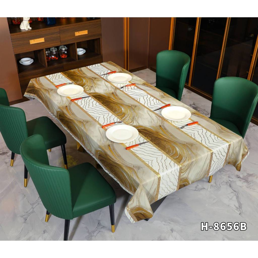 PVC Table Cover/Super Mantel/Waterproof, Heatproof Oilproof Plastic ...