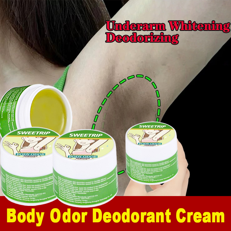 SWEETRIP Underarm Deodorant Cream Body Odor Deodorant Cream Anti Sweat ...