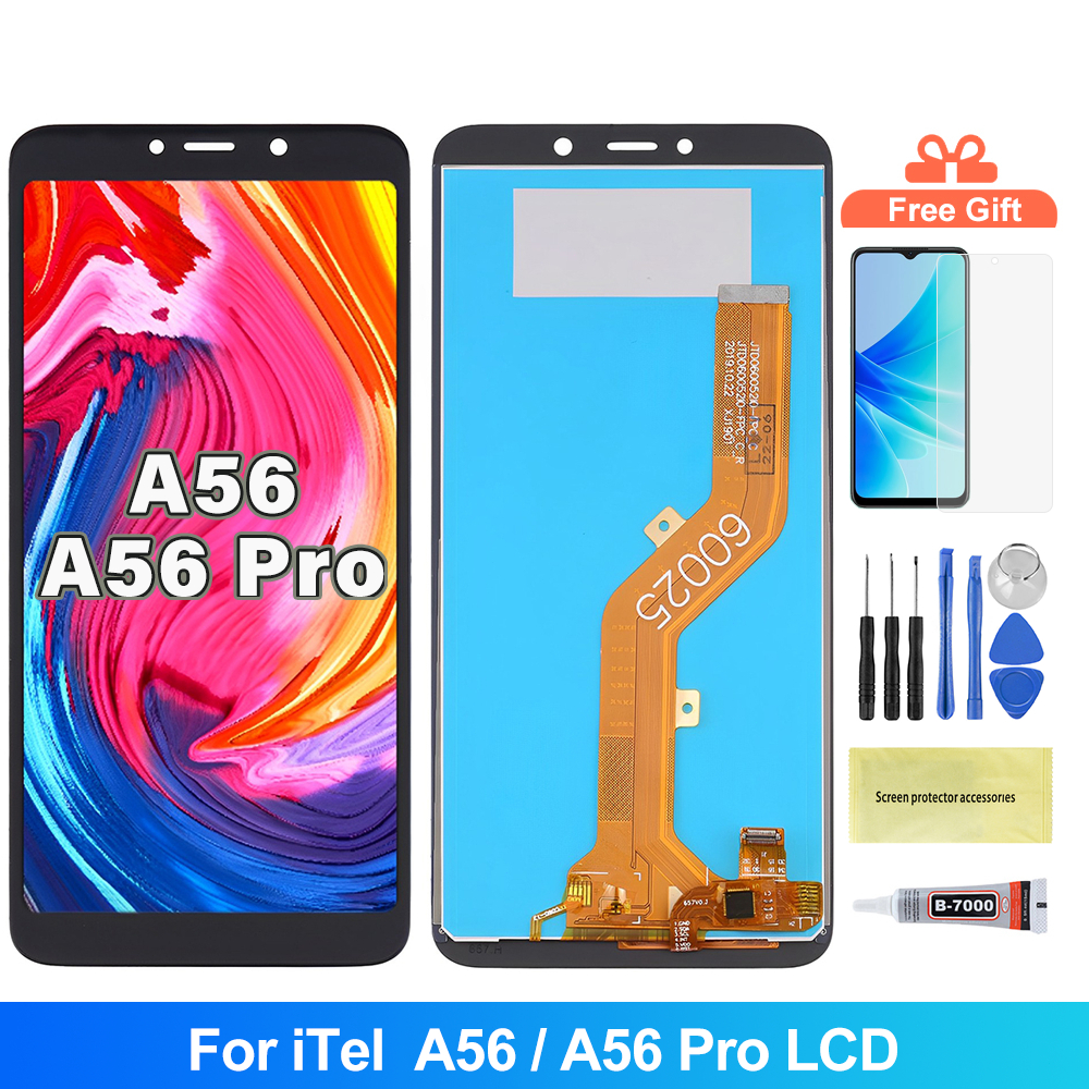 Screen LCD for Itel A56 Pro A56 A36 w6004 W5505 LCD with Frame Touch ...