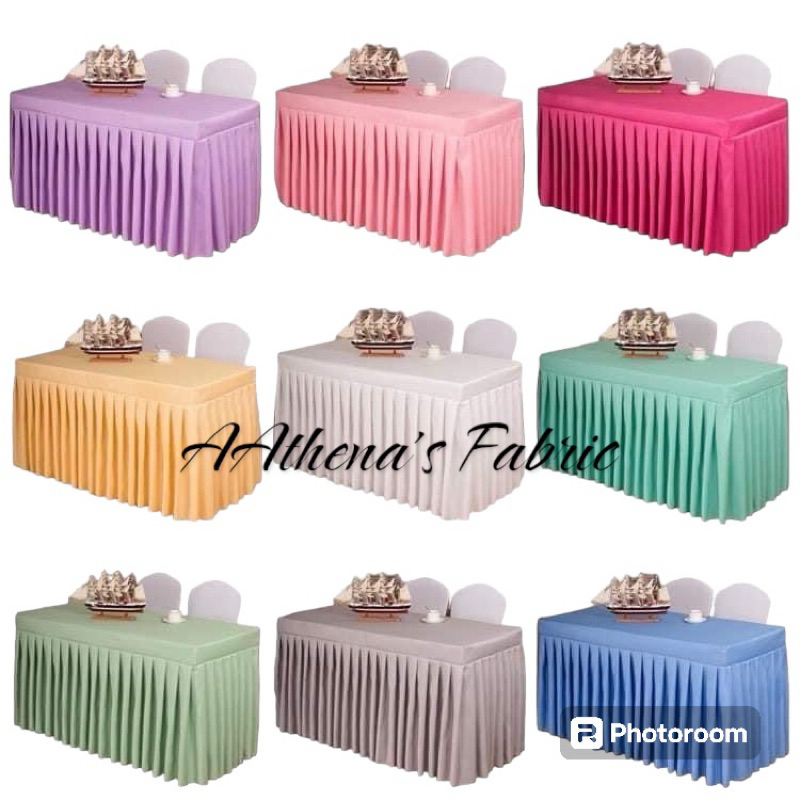 Buffet Table cover | Lifetime table 4ft and 6ft | US katrina | Shopee ...