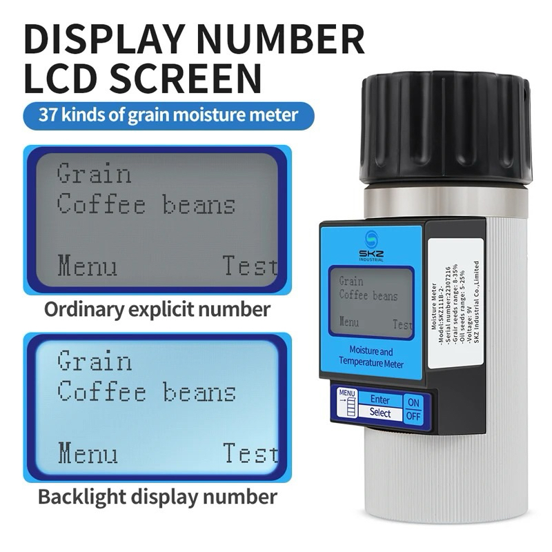 Grain Moisture Meter(40 kinds of grain measuring device) | Shopee ...