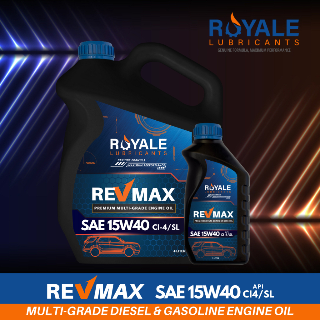 REVMAX SAE 15W40 CI-4/SL DIESEL AND GASOLINE PREMIUM MULTI-GRADE ENGINE ...