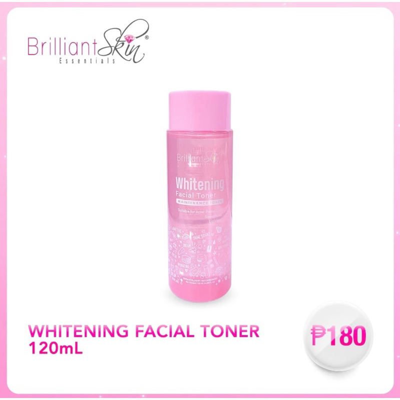 AUTHENTIC Brilliant Whitening Facial Toner | Maintenance Toner 120ml ...