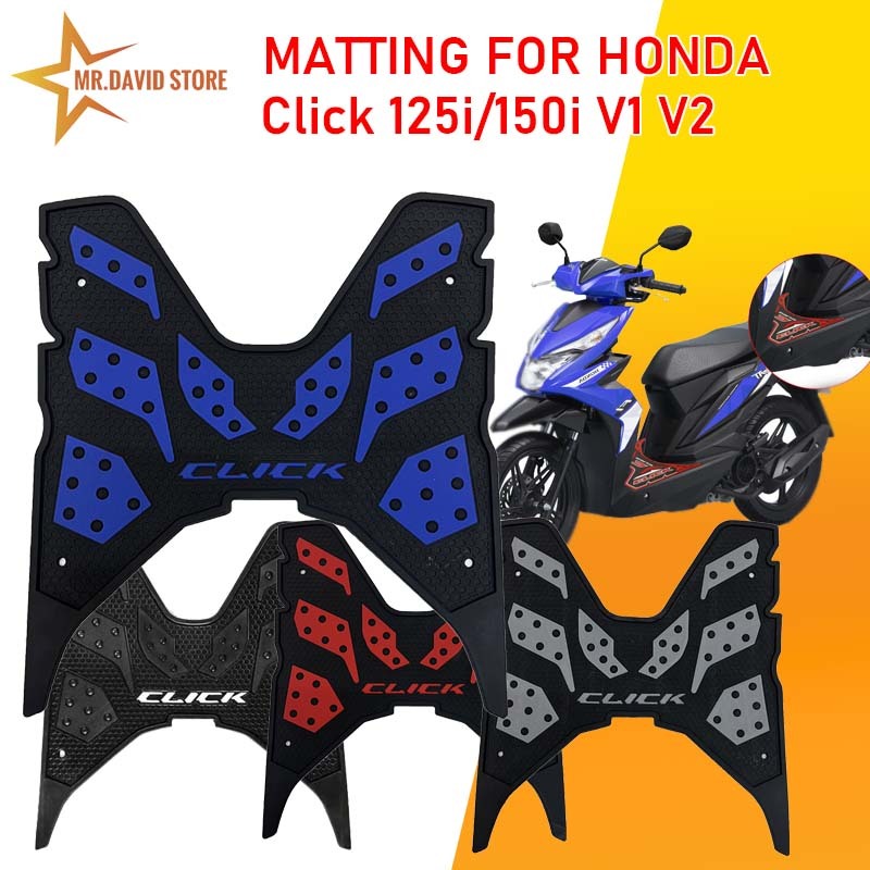 Honda Click 125i /150i Rubber Footboard Matting With Bolts For Honda ...