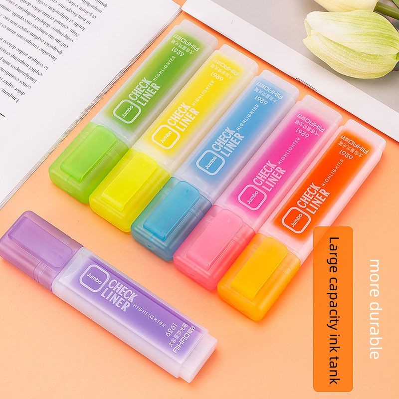 Macaron Highlighter Eye Care Fluorescent Note Pen Marker Candy Sugar ...