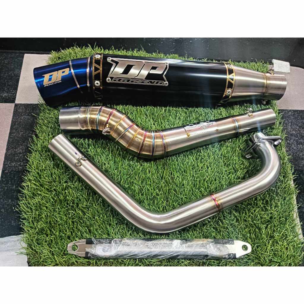 OP RACING OPEN PIPE FOR RAIDER 150 CARB TYPE, OPEN SPEC, BLACK, CONE ...