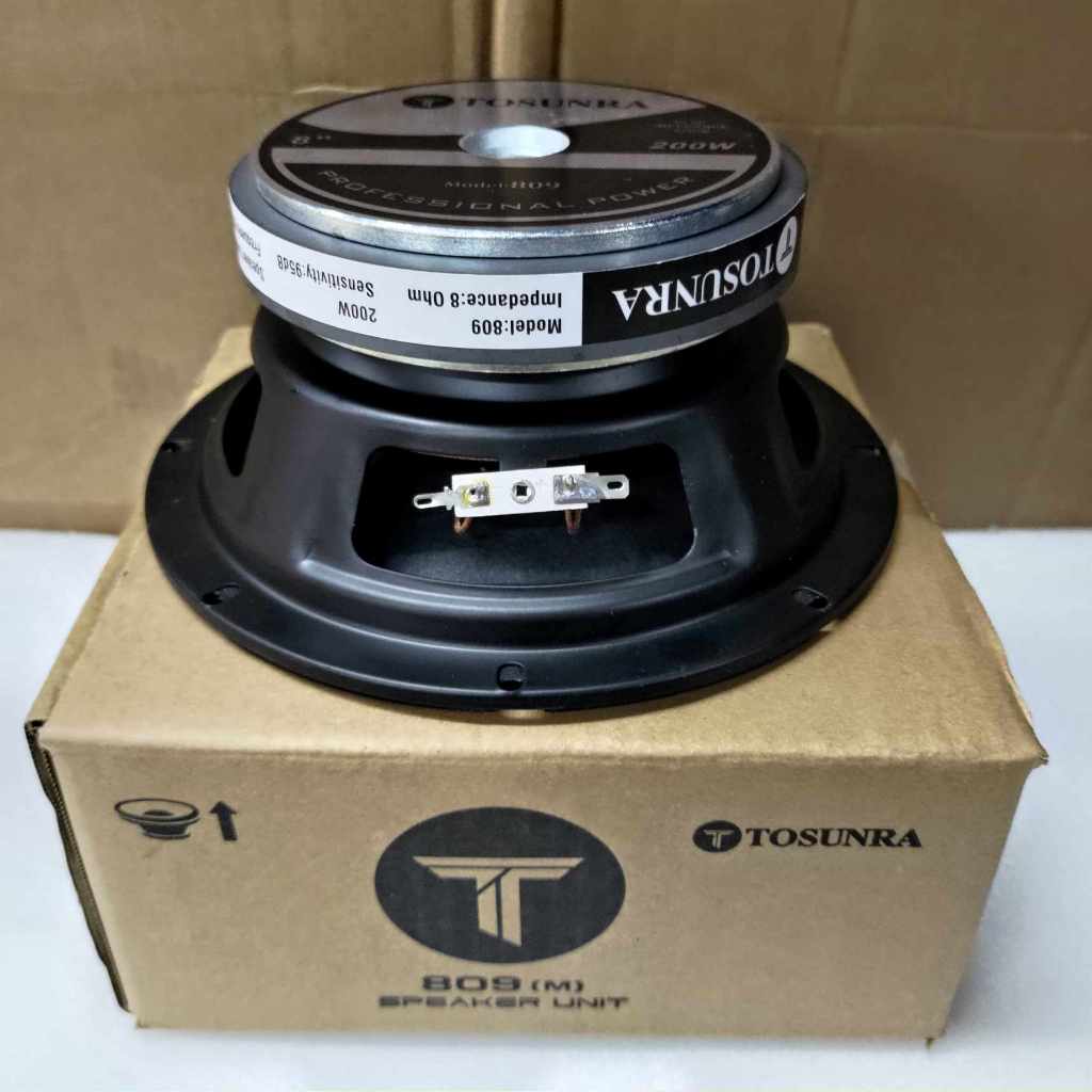 TOSUNRA 809 8" WOOFER SPEAKER 200WATTS | Shopee Philippines