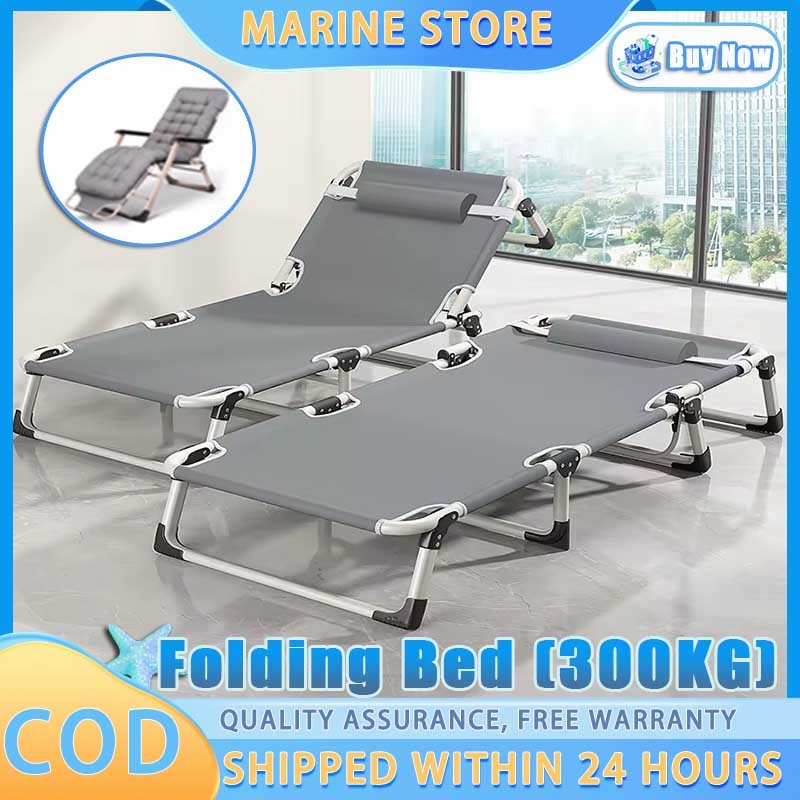 Folding Bed Adjustable Portable Bed Home/Office Single Foldable Bed ...