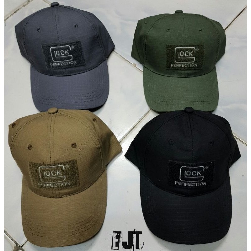 Cap Glock Perfection Design Adjustable Plain Color | Shopee Philippines