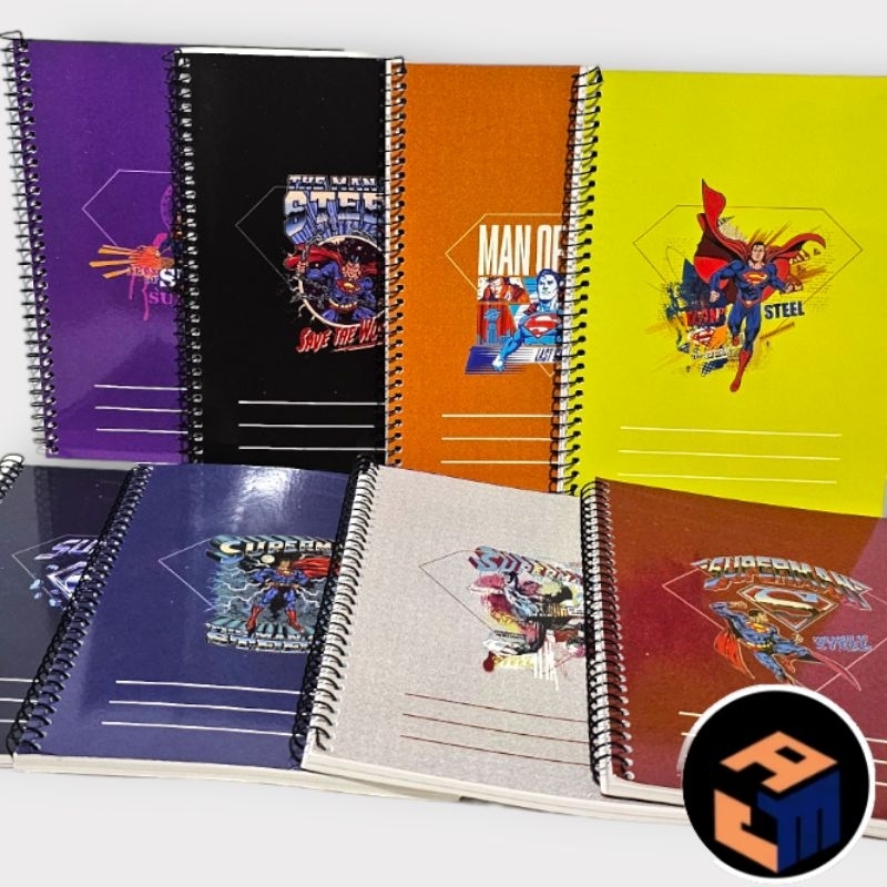 Advance Spiral Notebook Superman in Random Design | Shopee Philippines
