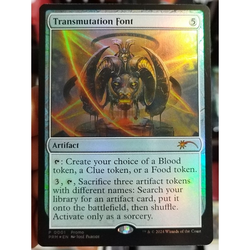 Transmutation Font Foil (Magic the gathering) | Shopee Philippines