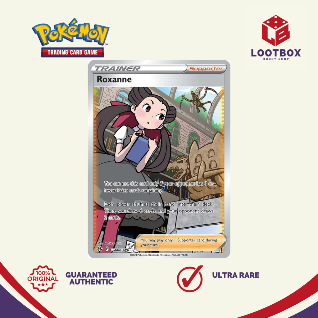 Pokemon Card Game: Roxanne (Ultra Rare) - Crown Zenith | Shopee Philippines