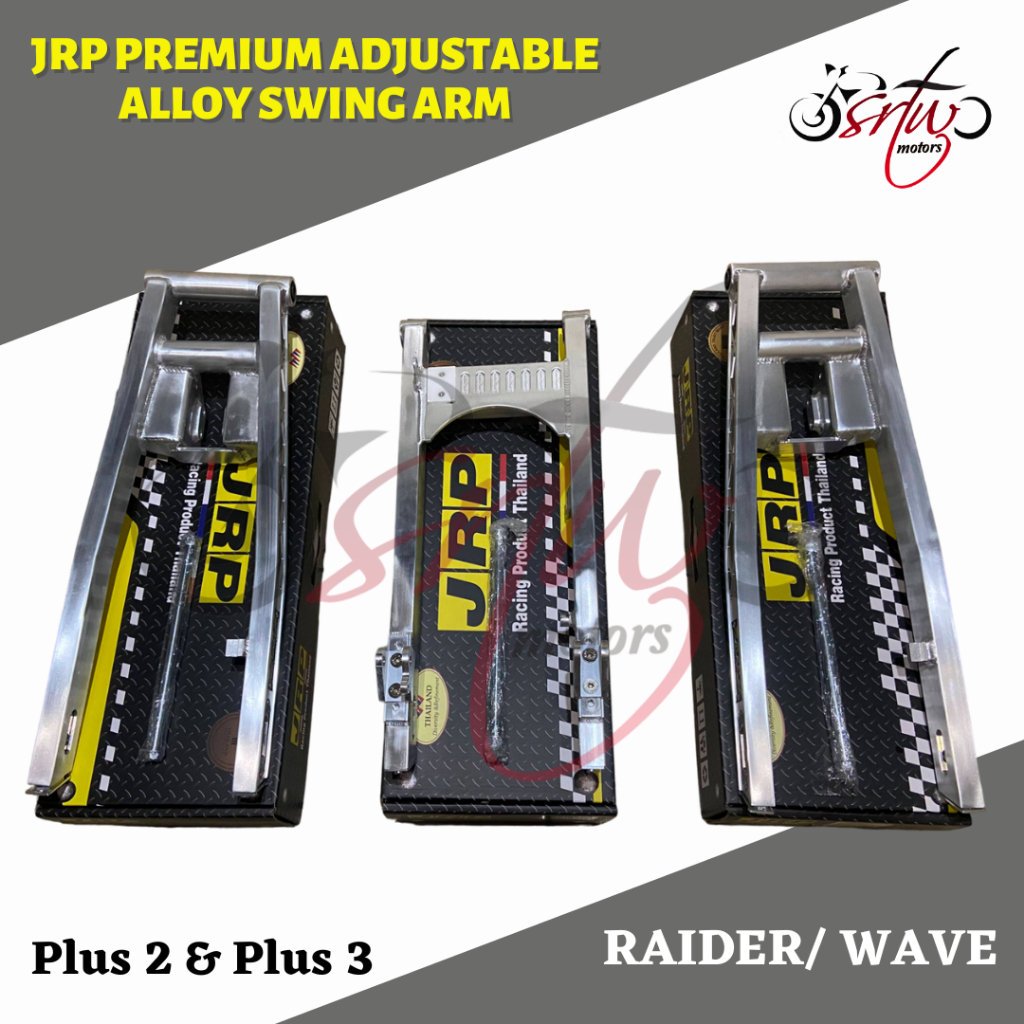 SRTW JRP Premium D-Cut Adjustable Alloy Swing Arm +2 / +3 RAIDER/WAVE ...