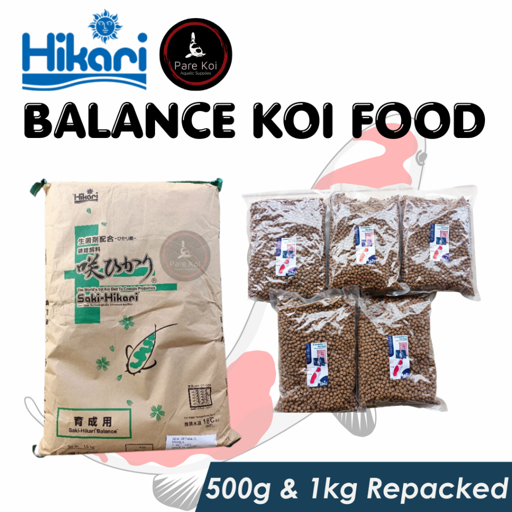 Saki Hikari Balance 1kg ( Floating ) Medium | Large Koi Food | Shopee Philippines