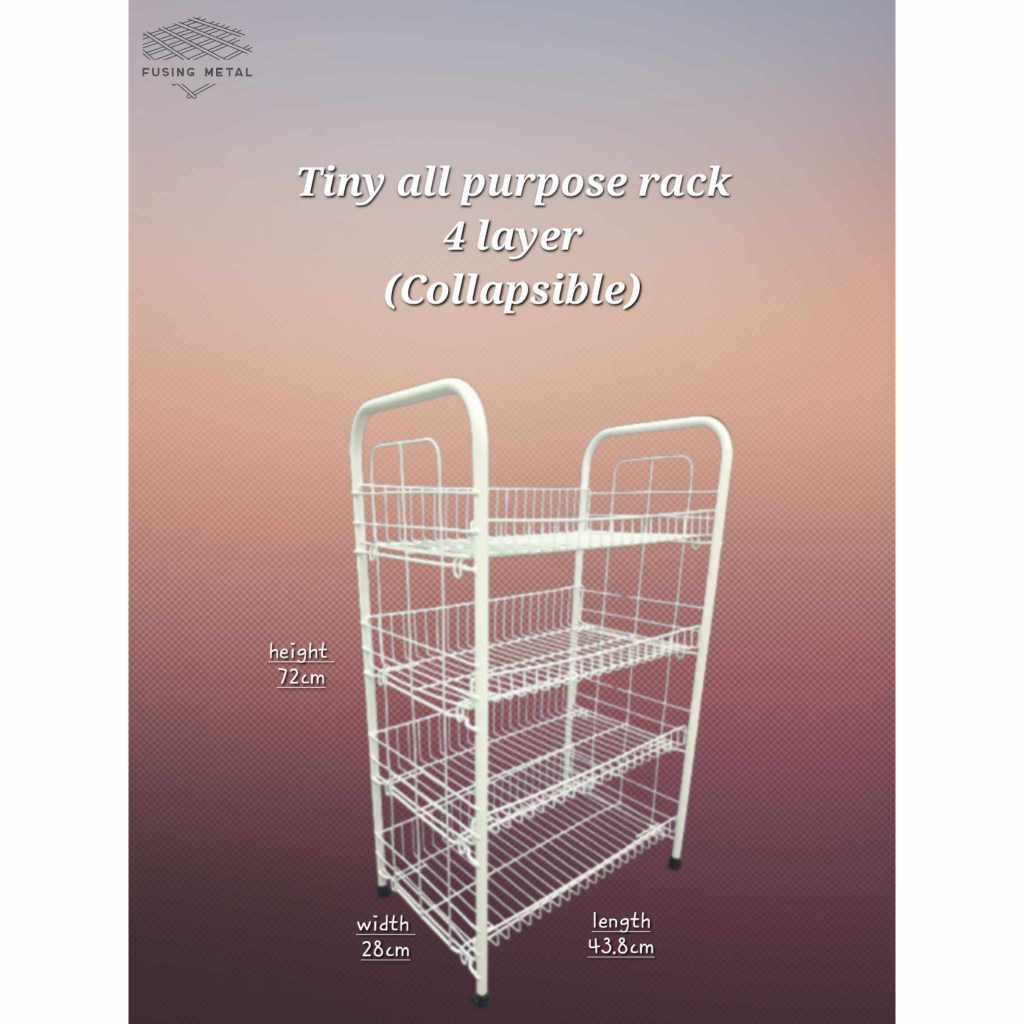 Tiny All purpose Rack 4 layer | Shopee Philippines