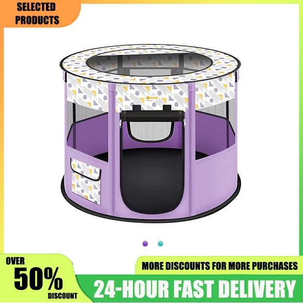 Pet Playpen Cat closed delivery room foldable cat tent dog general ...