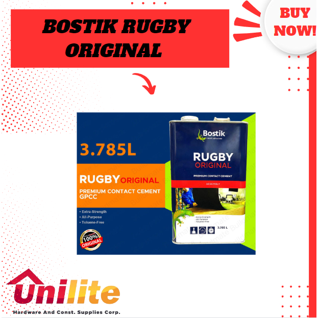 Bostik RUGBY Original Gallon | Shopee Philippines
