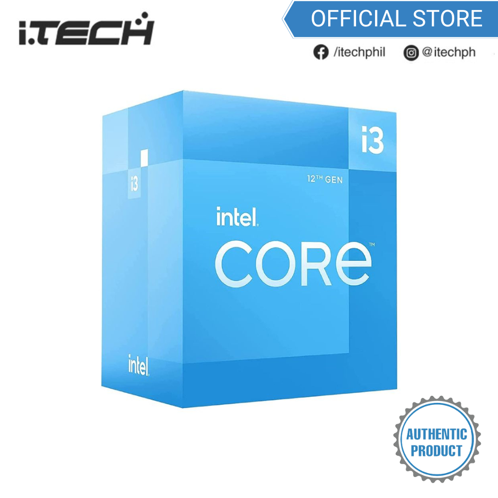 Intel Core 12th Gen i3-12100 LGA 1700 12MB Processor | Shopee Philippines