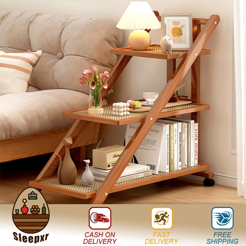 2-3 Layers Movable Tea Table Living Room Coffee Table Simple Storage ...