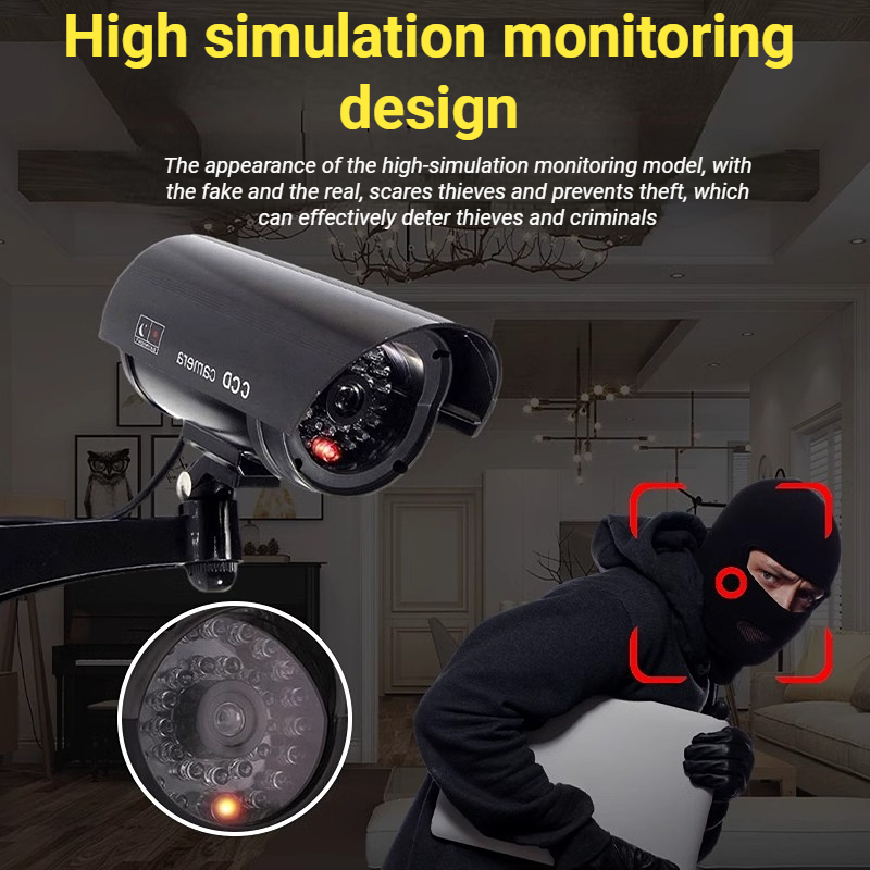 Fake simulation analog CCTV camera Realistic surveillance camera Anti ...