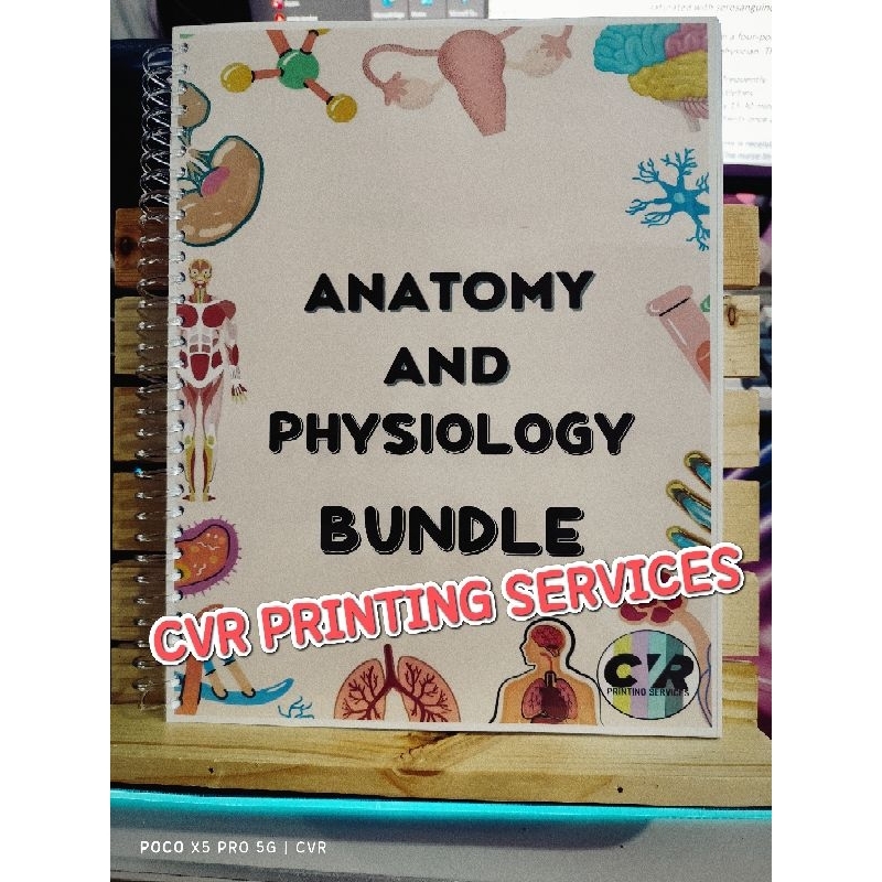 ANATOMY AND PHYSIOLOGY BUNDLE 2024 - 80GSM - FULL COLORED - 290 PAGES ...