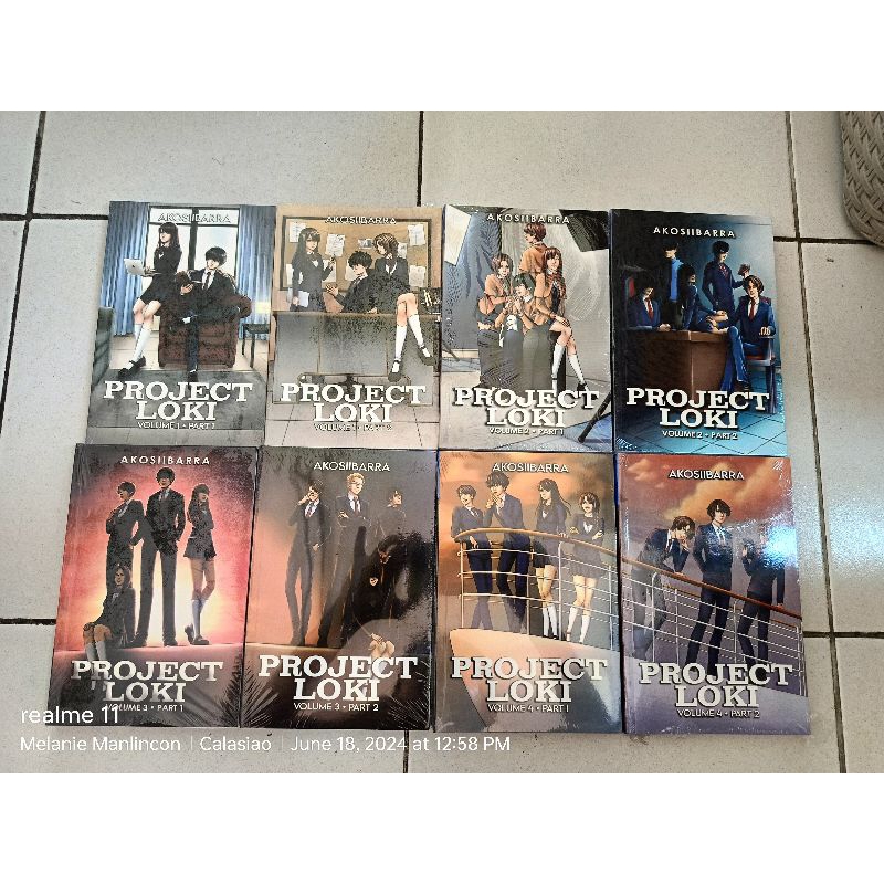 Project Loki Vol. 1 - Vol. 4 (8 books) | Shopee Philippines