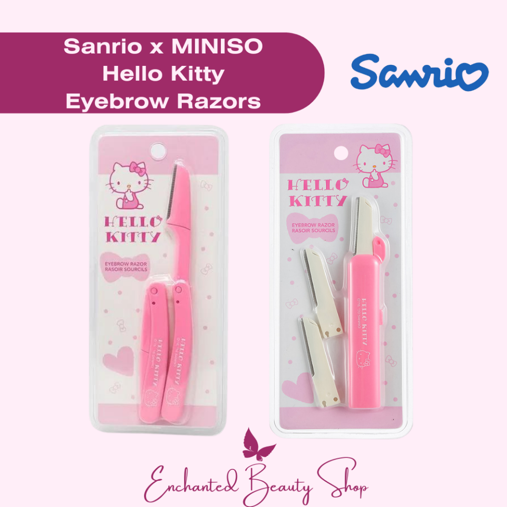 Sanrio x MINISO Hello Kitty Eyebrow Razors | Shopee Philippines