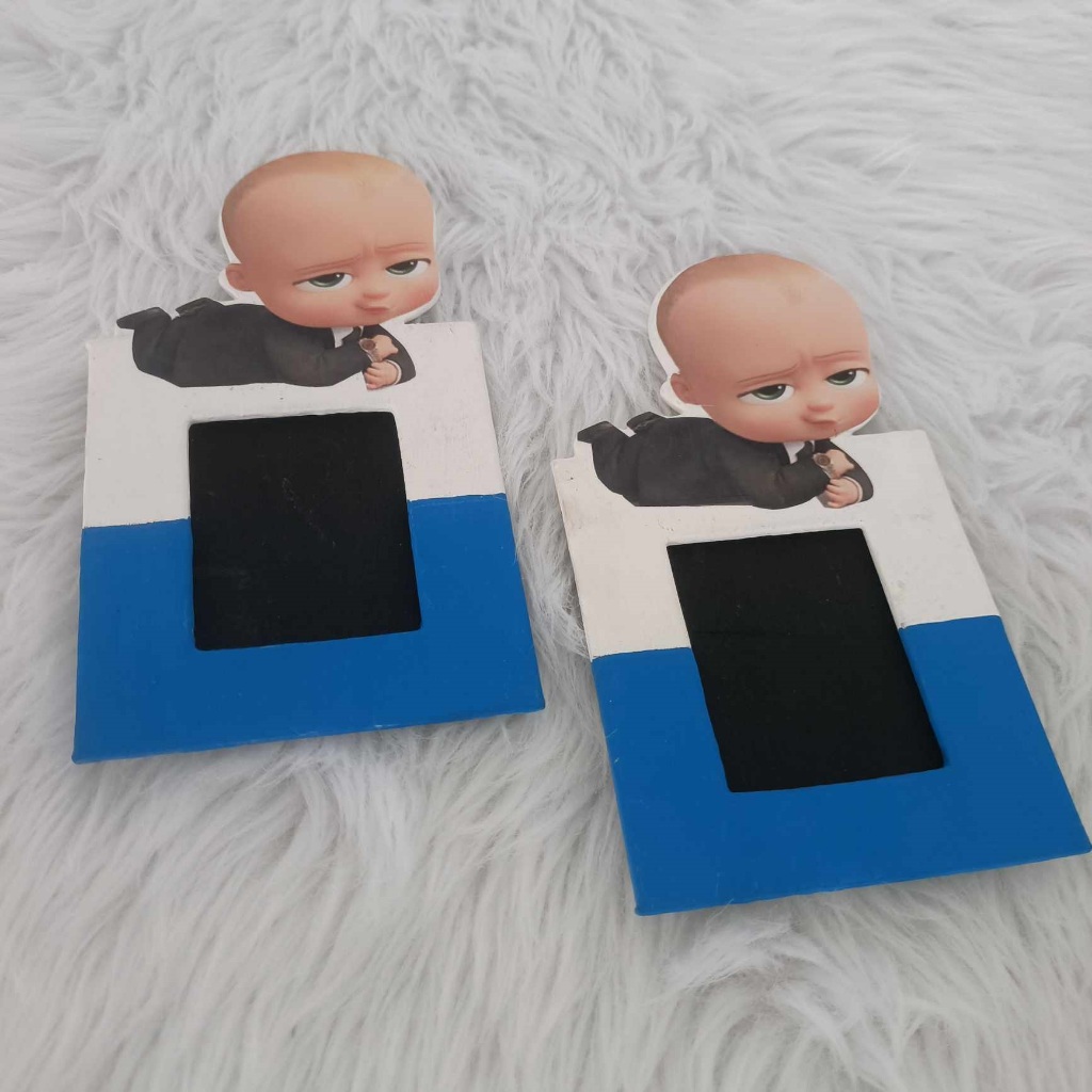 10 PCS. BOSS BABY MAGNETIC HAND MADE PHOTO FRAME PERFECT FOR BIRTHDAY ...