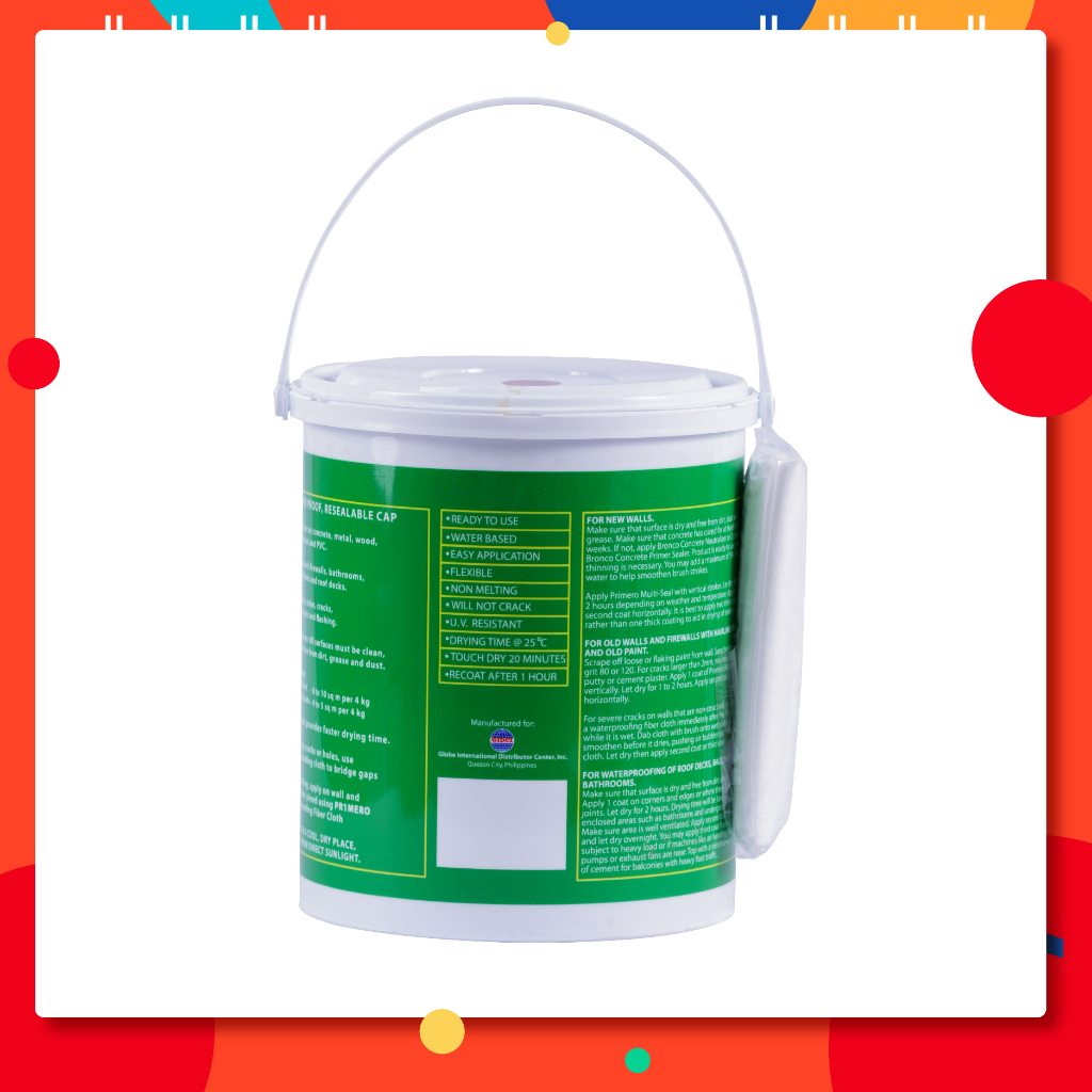 PRIMERO MULTI-SEAL WATERPROOFING PAINT - 4KG | Shopee Philippines
