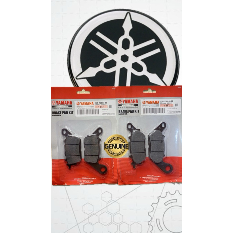 YAMAHA GENUINE BRAKE PAD SET FOR NMAX V1 V2 AEROX V1 V2 | Shopee ...
