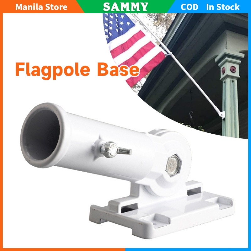 Flagpole Mounting Display Holder Wall Mounted 180° Adjustable | Shopee ...