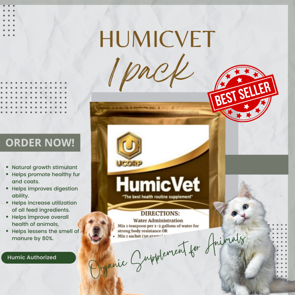 (1 PACK) HumicVet 50 grams Repacked - Organic Supplements for Animals ...