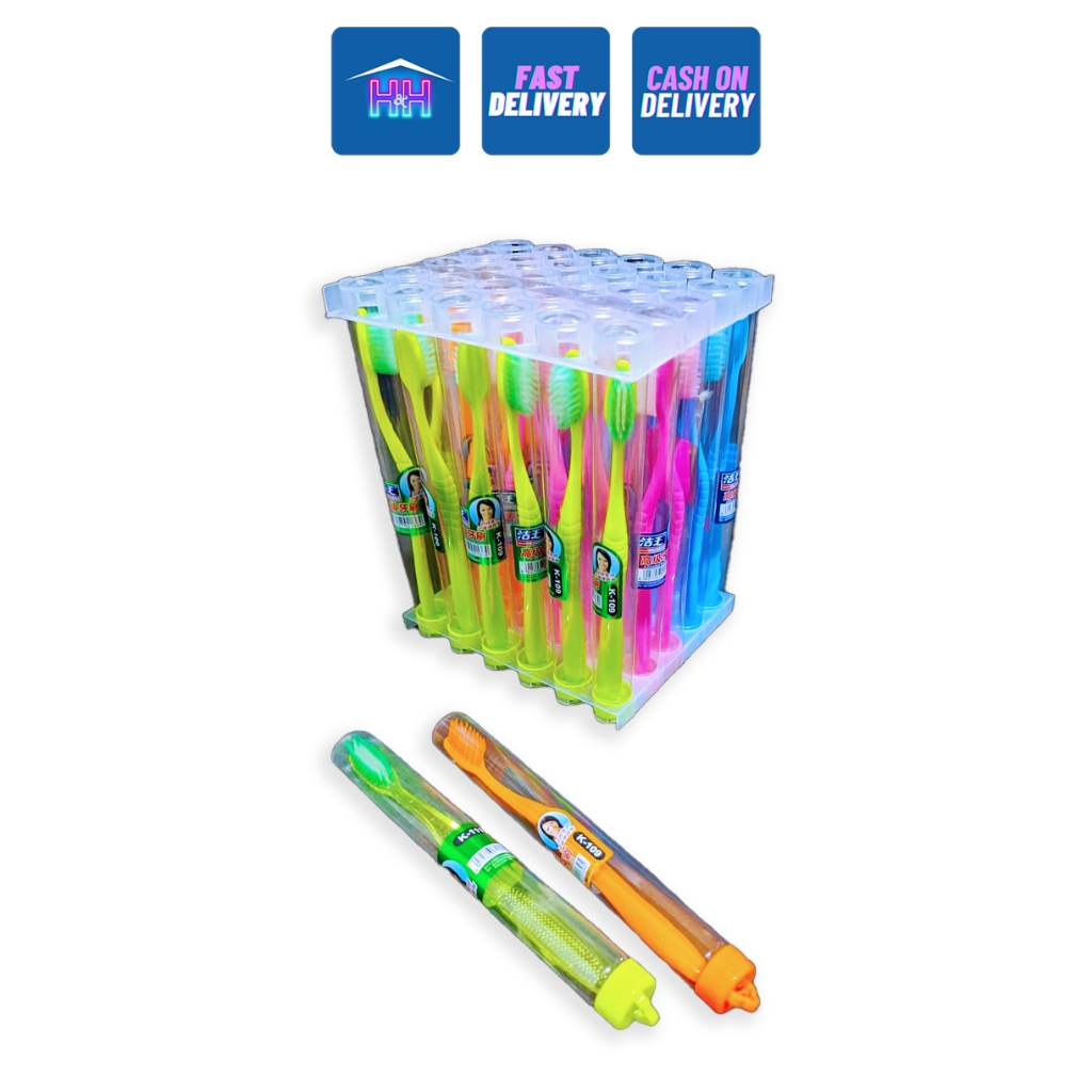 H&H Travel Toothbrush with Hard Case - A Sipilyo Dental Hygiene Kit ...