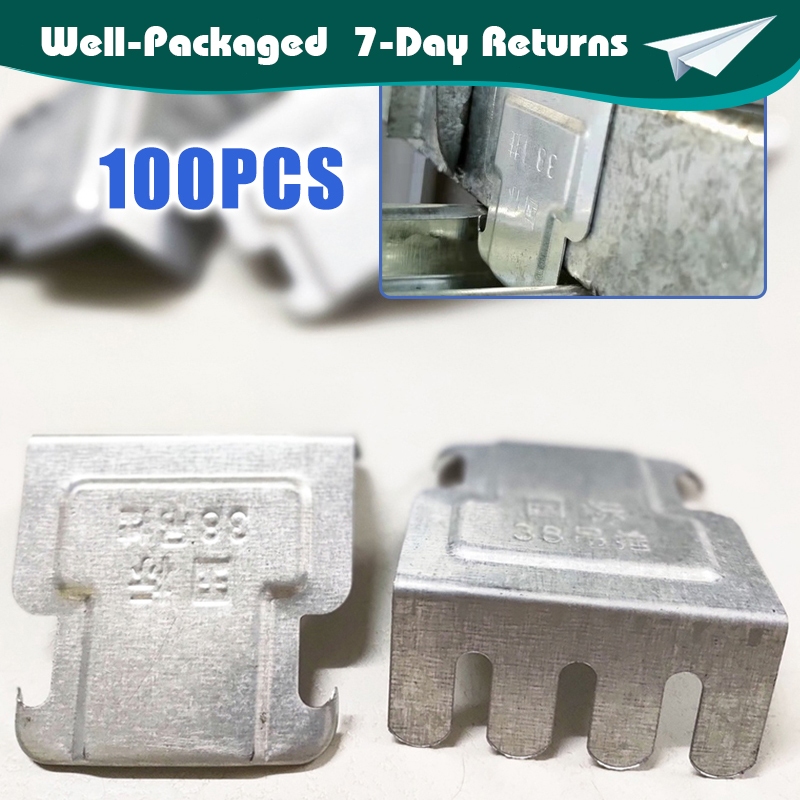 100PCS Four claws W Clip Metal Furring Wall Clip for Ceiling Work C ...