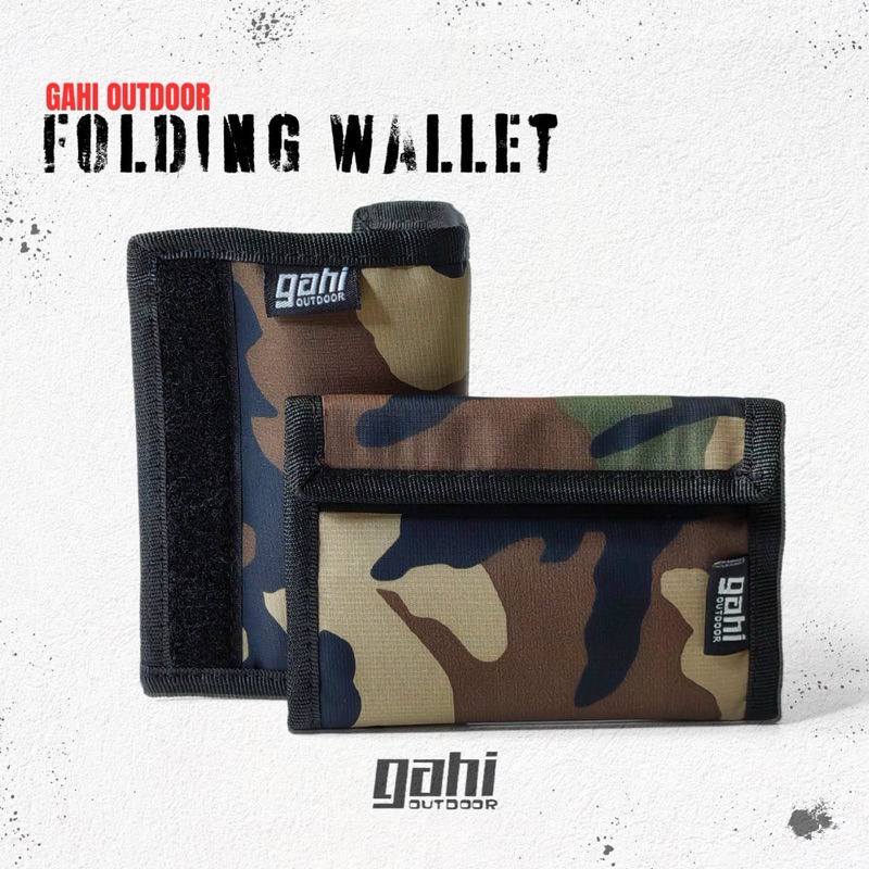 Gahi Outdoor Folding Wallet Camouflage Color (New Version) | Shopee ...