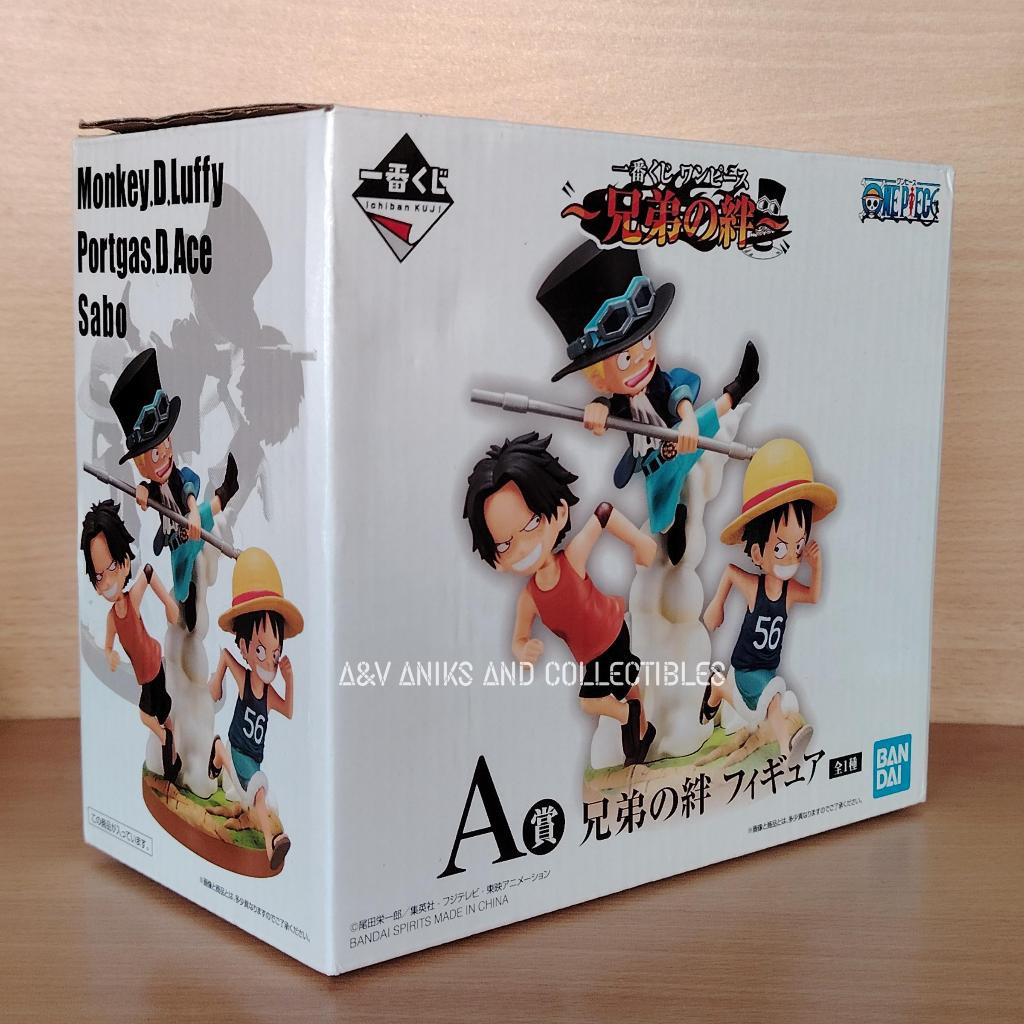 [ AUTHENTIC ] One Piece OP - Ichibansho The Bonds of Brothers ASL Figure_Ace Luffy Sabo | Shopee ...
