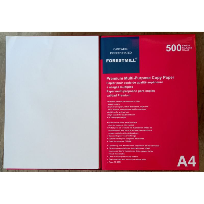 Bond Paper Premium Multi Purpose Copy Paper A4 | Shopee Philippines