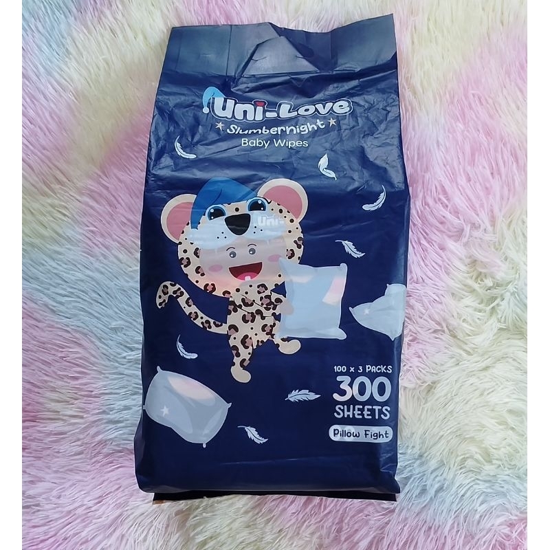 UniLove Slumbernight Special Package Wipes(Pillow Fight) | Shopee ...