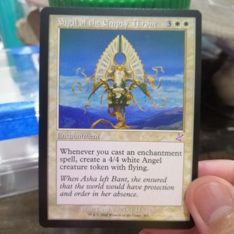 1 Sigil of the Empty throne TSR MTG card magic the gathering | Shopee ...