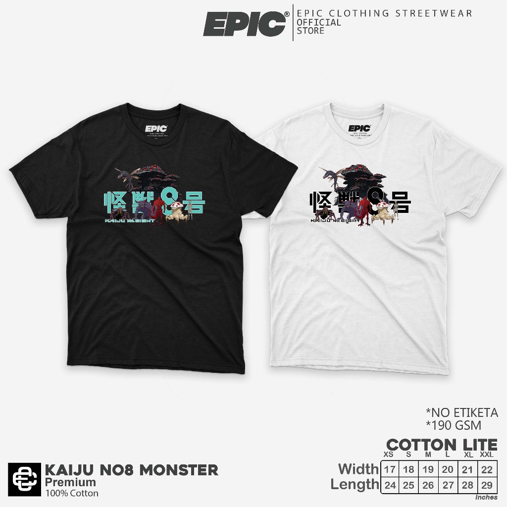 Premium Lite - KAIJU No8 - MONSTER - Anime - Asian Size - Unisex ...