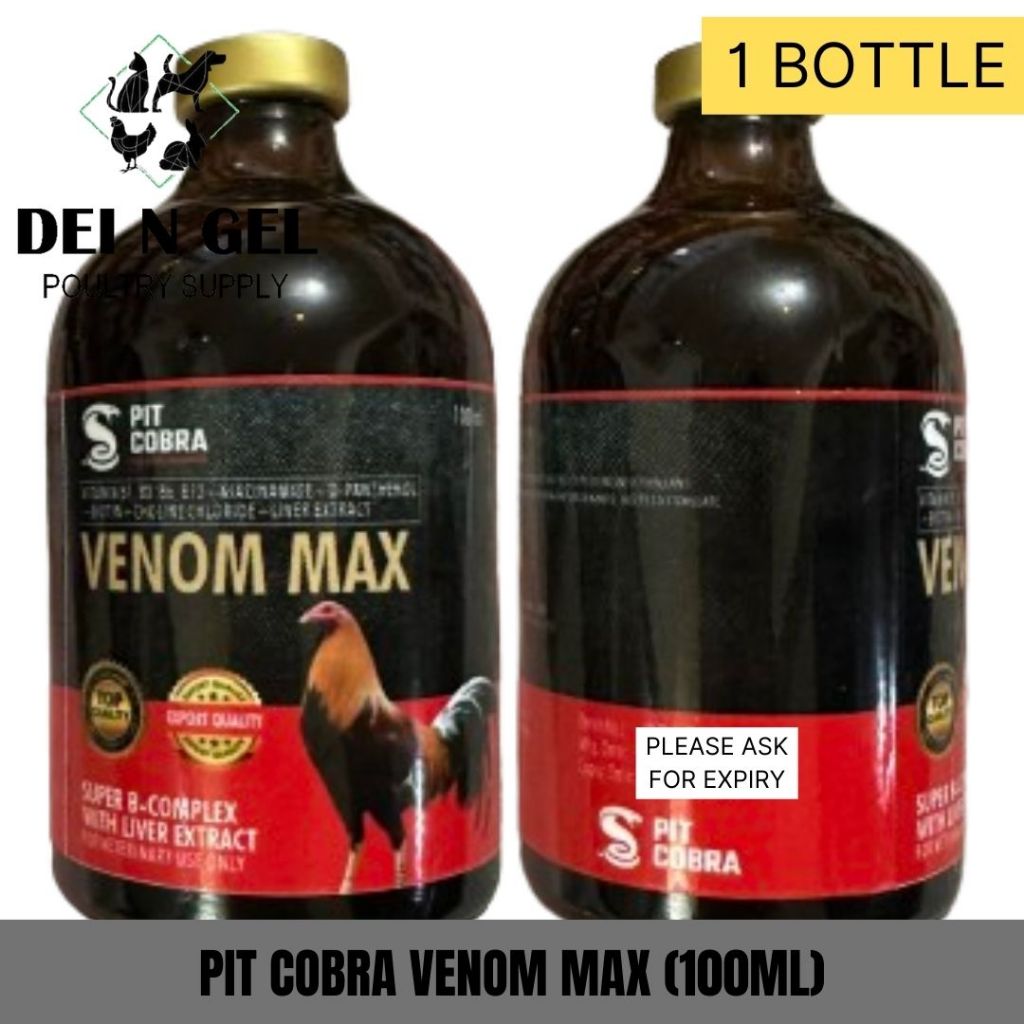 PIT COBRA VENOM MAX 100ML (1 BOTTLE) | Shopee Philippines