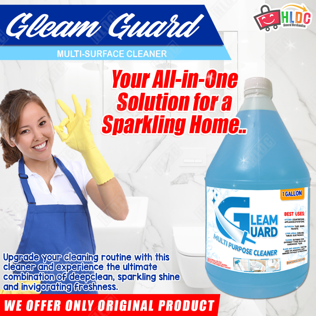 Gleam Guard Multi-Purpose Cleaner 1Gallon/ Surface Cleaner ...