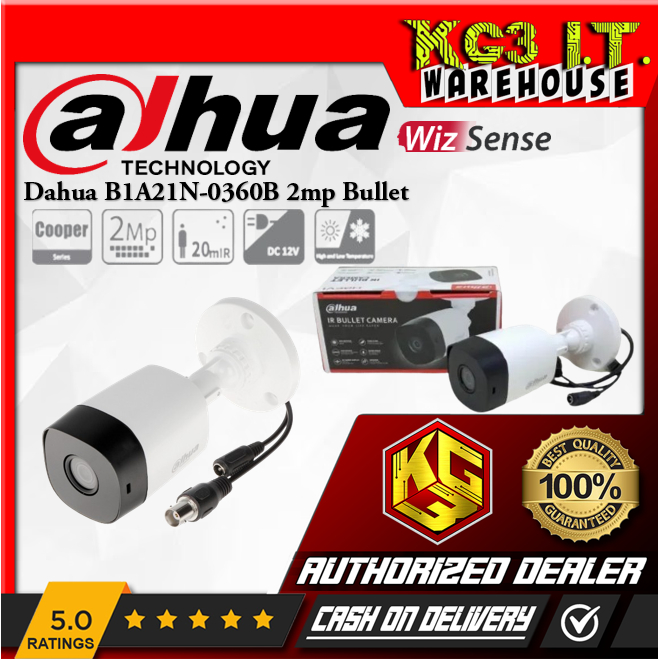 Dahua Camera HAC-B1A21 2MP HDCVI IR Bullet CCTV Camera | Shopee Philippines
